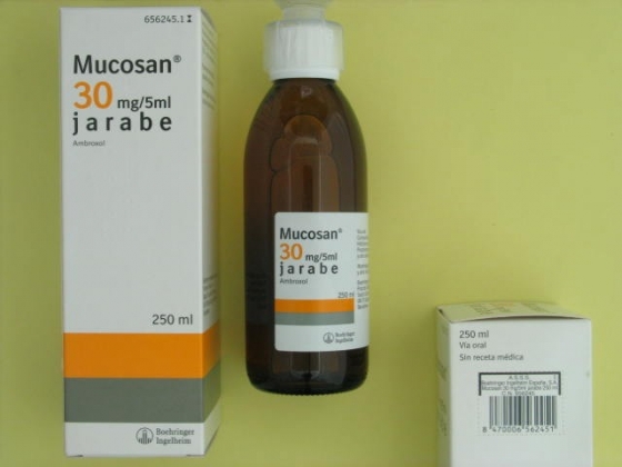 MUCOSAN 6 MG/ML JARABE 250 ML : MARIA LUISA CALABUIG'S COMMUNITY PHARMACY