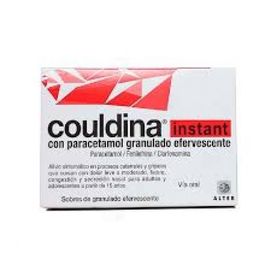 COULDINA INSTANT CON PARACETAMOL 10 SOBRES EFERVESCENTES : MARIA LUISA ...