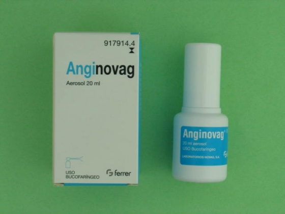 ANGINOVAG AEROSOL TOPICO 20 ML : PHARMACIE MARIA LUISA CALABUIG